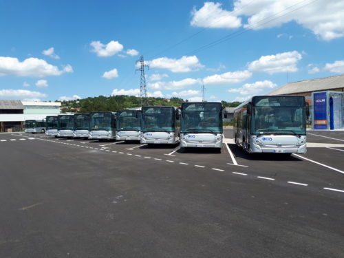 Livraison du nouveau dépôt MOBIVIE - TRANSDEV VICHY - MOBIVIE, le ...